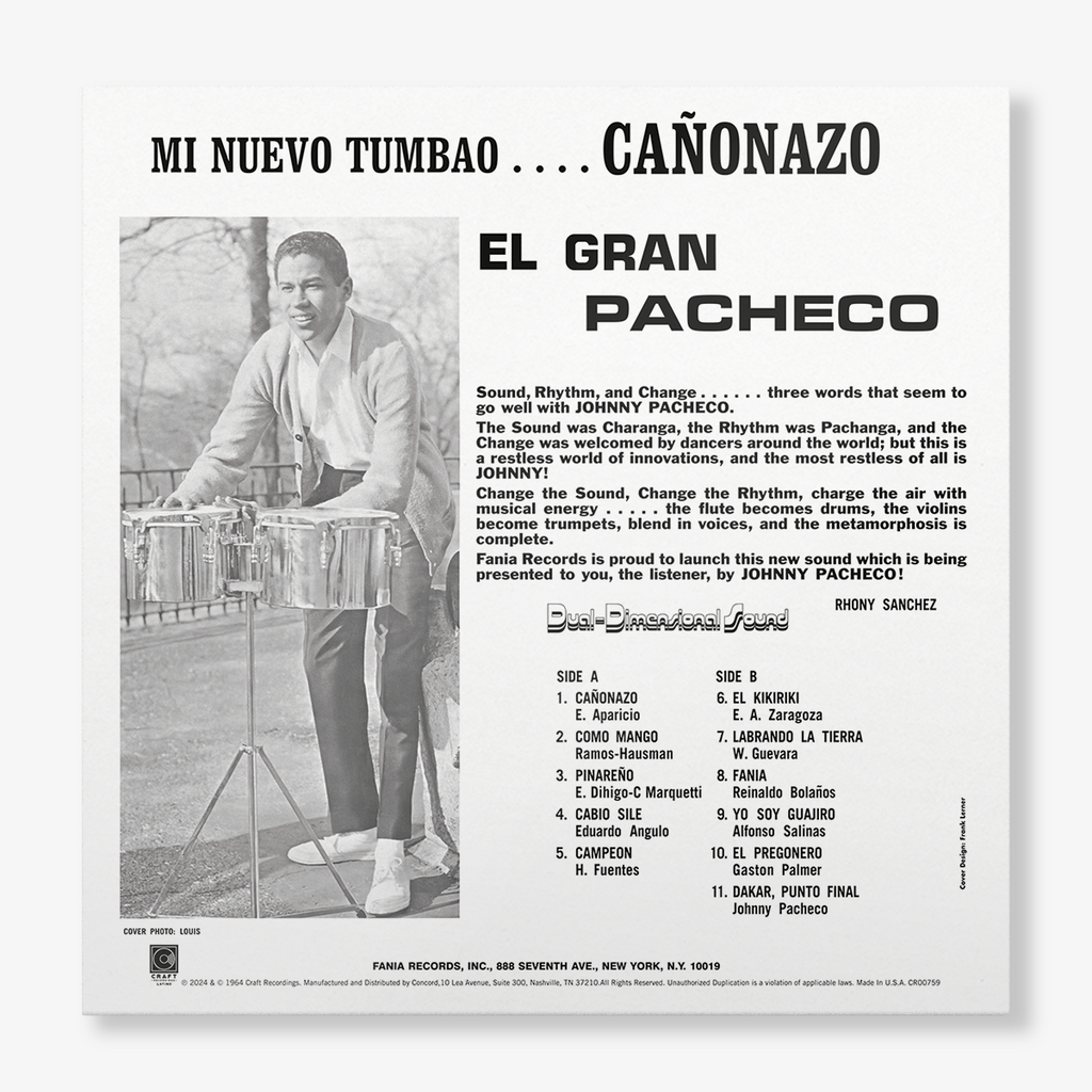 Cañonazo (Fania Exclusive - Red Smoke 180g LP) – Craft Recordings