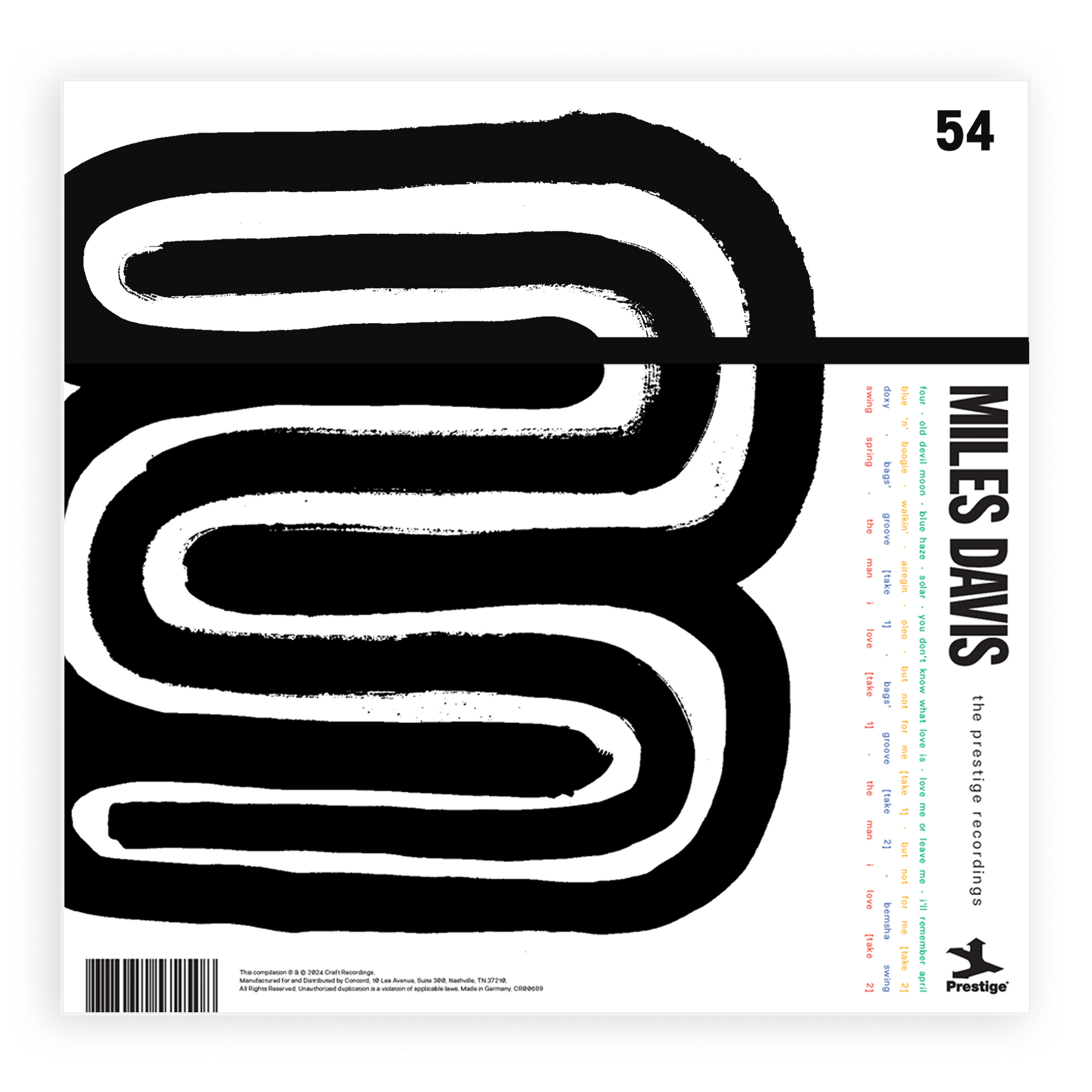 Miles '54: The Prestige Recordings (180g 4-LP Box Set) – Craft Recordings