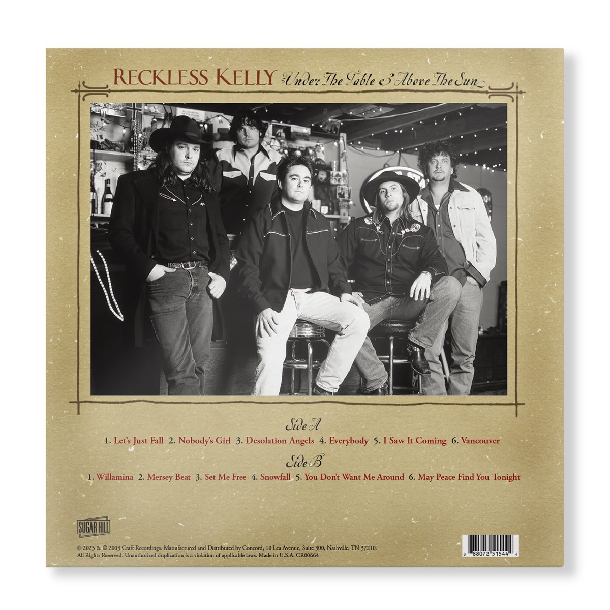 Reckless Kelly - Under The Table and Above The Sun (20th Anniversary ...