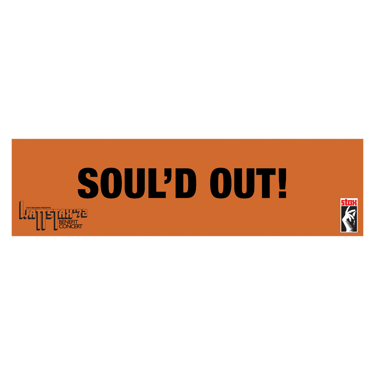 Wattstax “Soul'd Out” Bumper Sticker – Craft Recordings