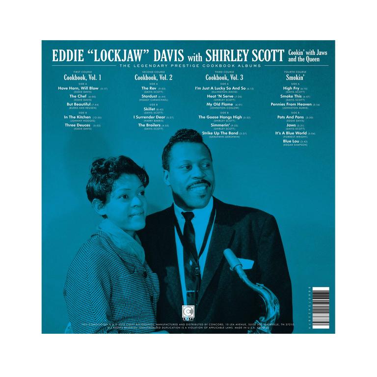 Cookin' With Jaws And The Queen: The Legendary Prestige Cookbook Album ...