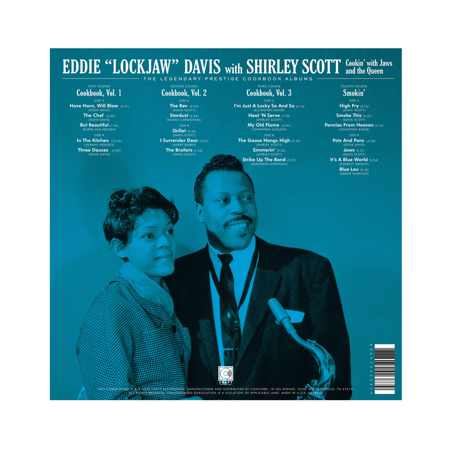 Cookin' With Jaws And The Queen: The Legendary Prestige Cookbook Album ...